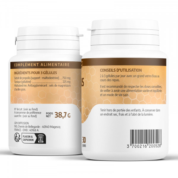 123plantes, boutique bio - Propolis - 200 gélules