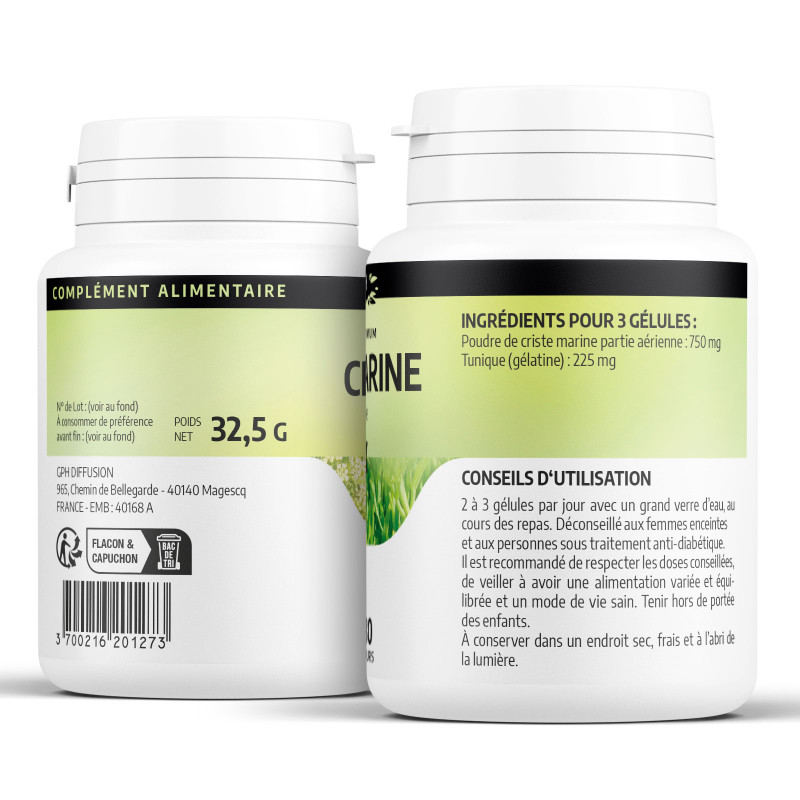 Criste marine 250 mg - Gélules - 123gelules