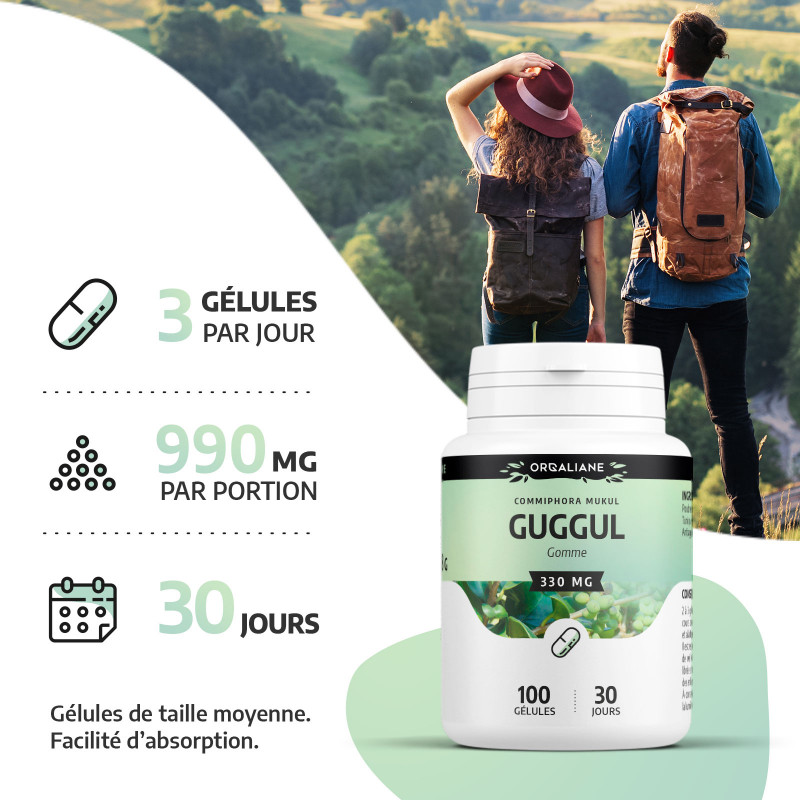 Guggul 330 mg - Gélules - 123gelules