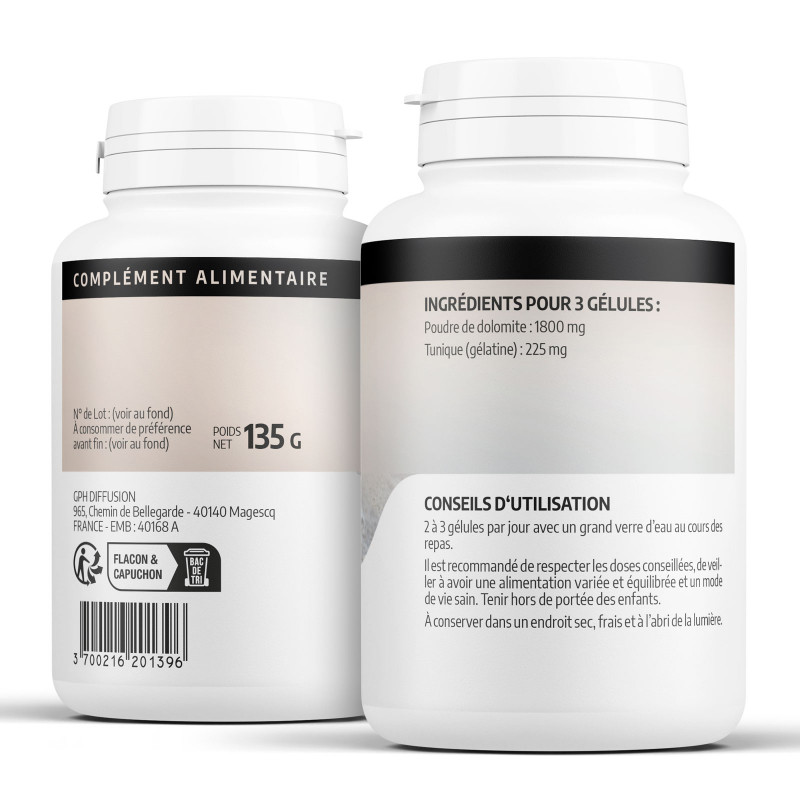 Dolomite 600 mg - Gélules - 123gelules