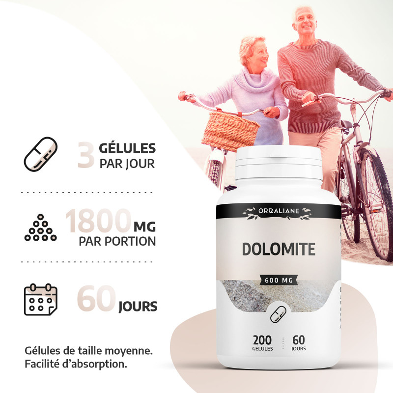 Dolomite 600 mg - Gélules - 123gelules